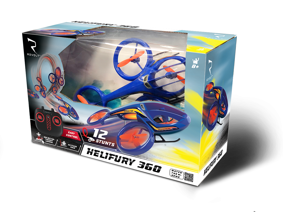 REVOLT futuristlik trikikopter Heli Fury 360, TF1001 | Õhutransport