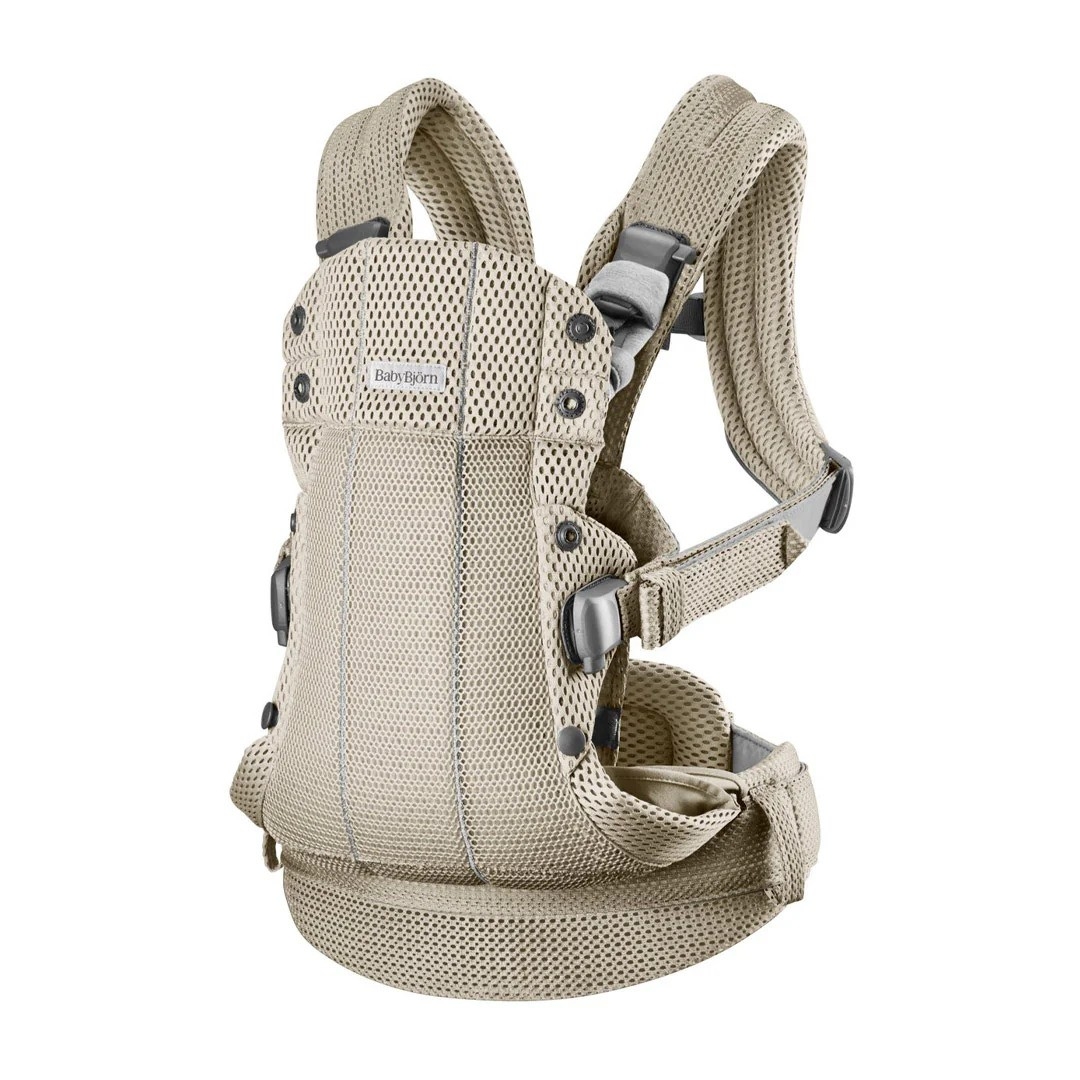 BABYBJÖRN kandekott HARMONY 3D MESH, grey beige, 088002 | Kandekotid