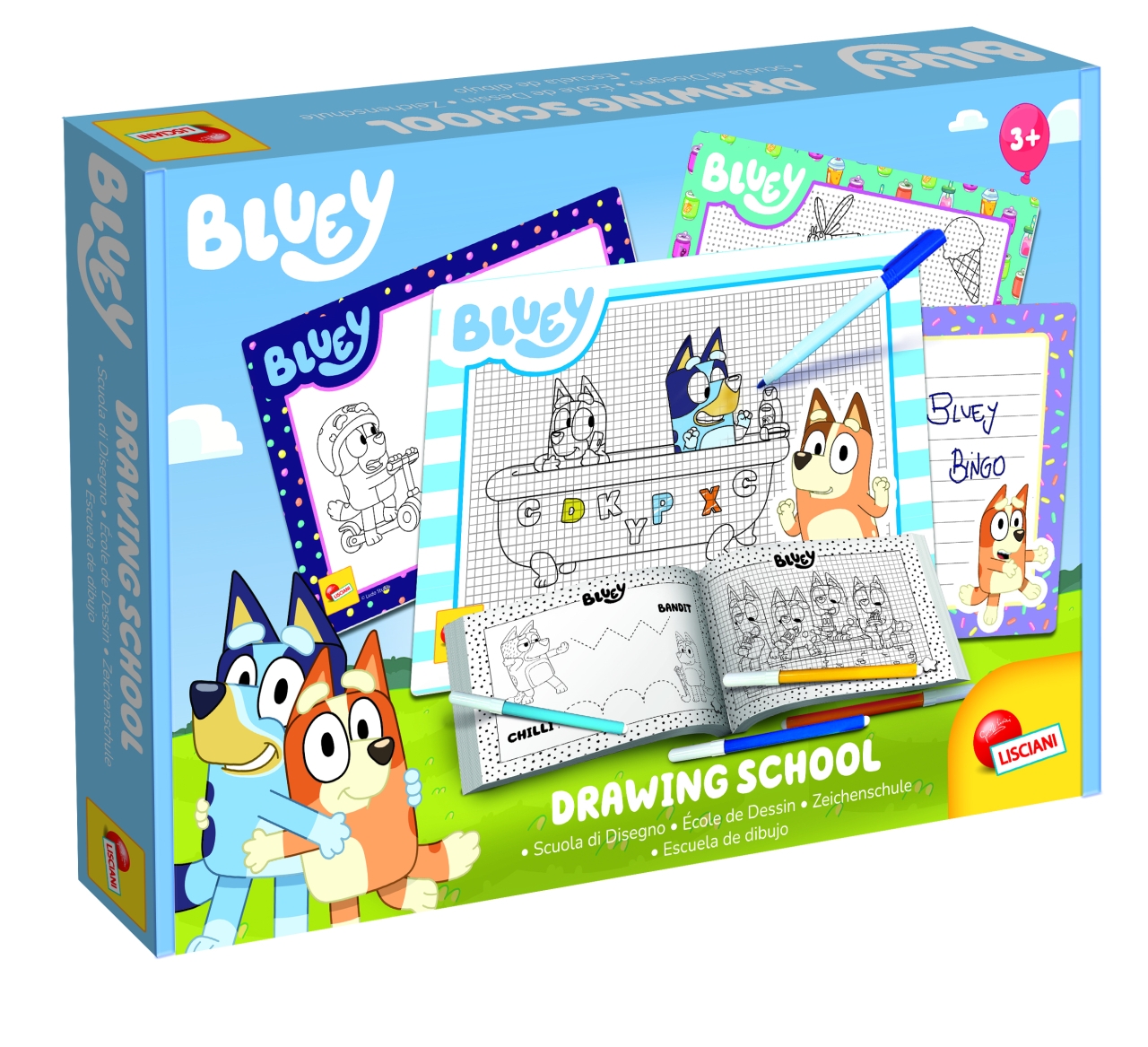 LISCIANI Bluey joonistuskomplekt, 99382 | Joonistamise ja värvimise ...