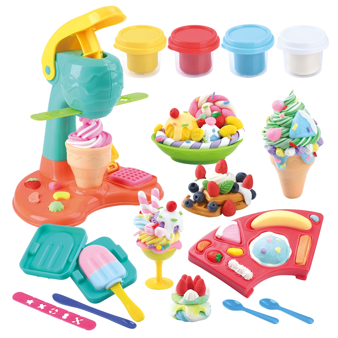 PLAYGO DOUGH maiustuste valmistamise plastiliinikomplekt, 8250 ...