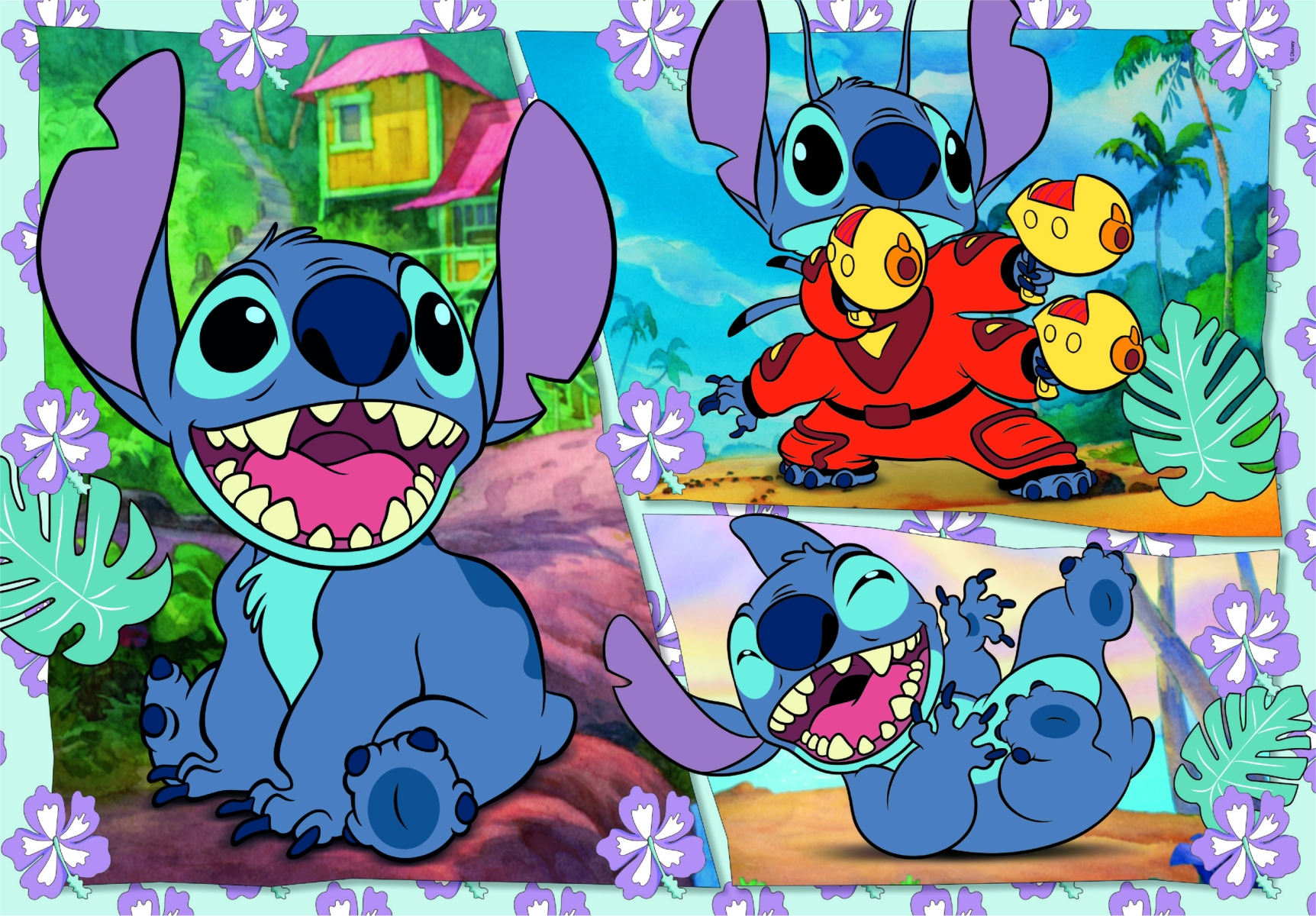 CLEMENTONI STITCH DISNEY maxi pusle, 104 tk., 23776 | Pusled lastele