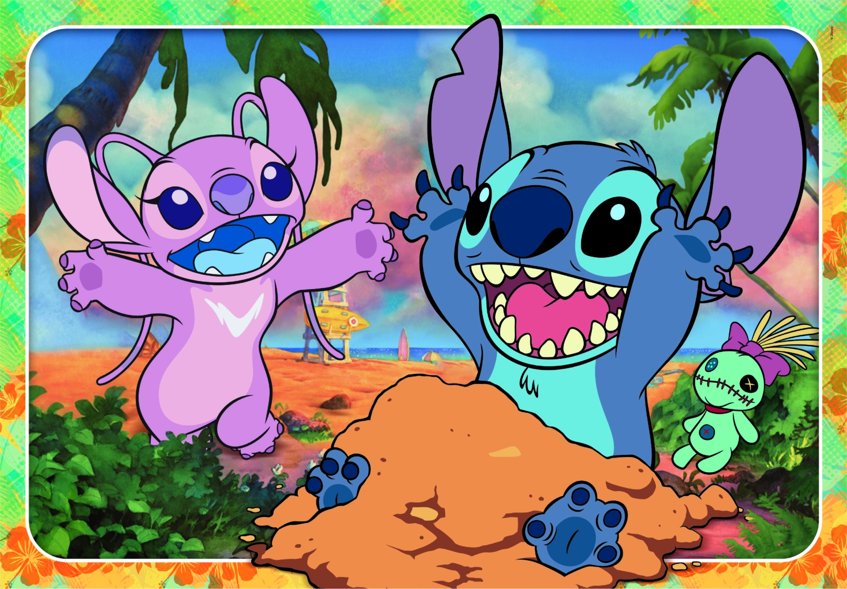 CLEMENTONI DISNEY STITCH maxi pusle, 60 tk, 26596 | Pusled lastele