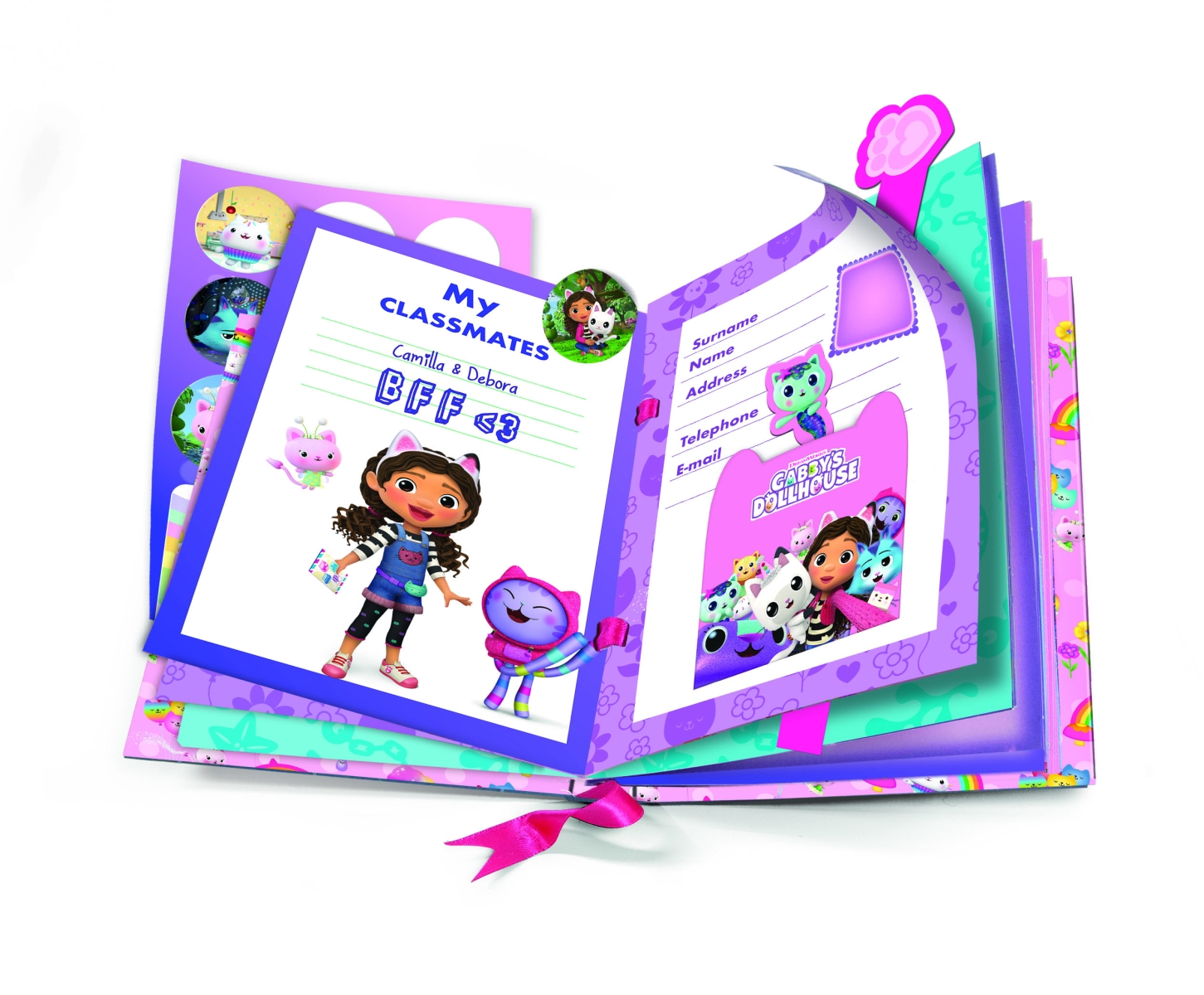 CLEMENTONI CRAZY CHIC Gabby's Dollhouse Mälestuste raamat, 18797 ...