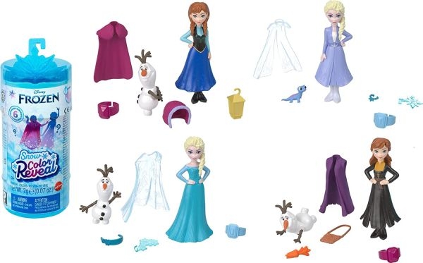 DISNEY FROZEN lumega üllatusnukud, HMB83 | Nukud ja nukukomplektid
