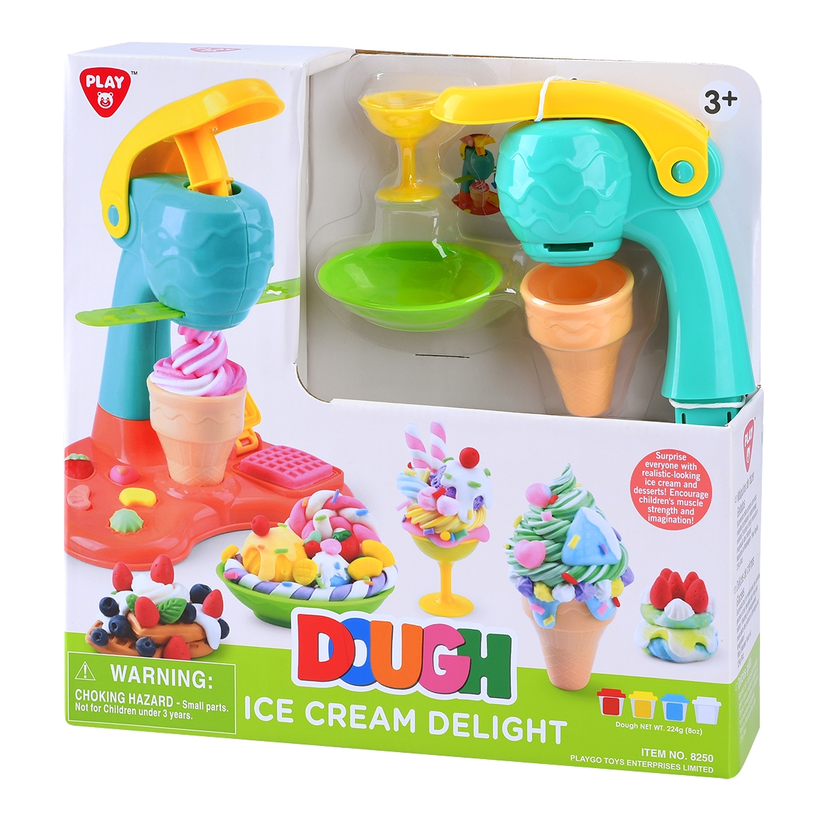 PLAYGO DOUGH maiustuste valmistamise plastiliinikomplekt, 8250 ...