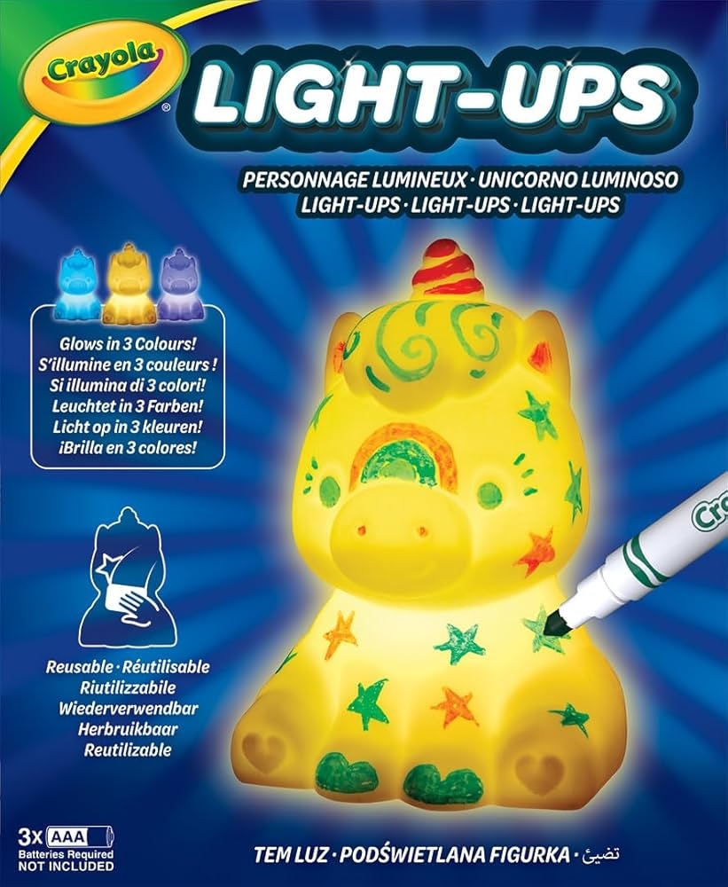 CRAYOLA värvitav lamp valgustusega, 74-7636 | Käsitöökomplektid