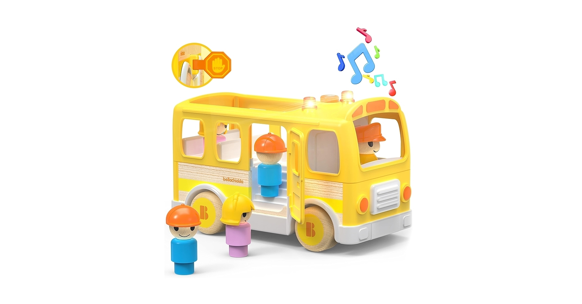 WOODY koolibuss helide ja tuledega, 02192050 | Elektriautod