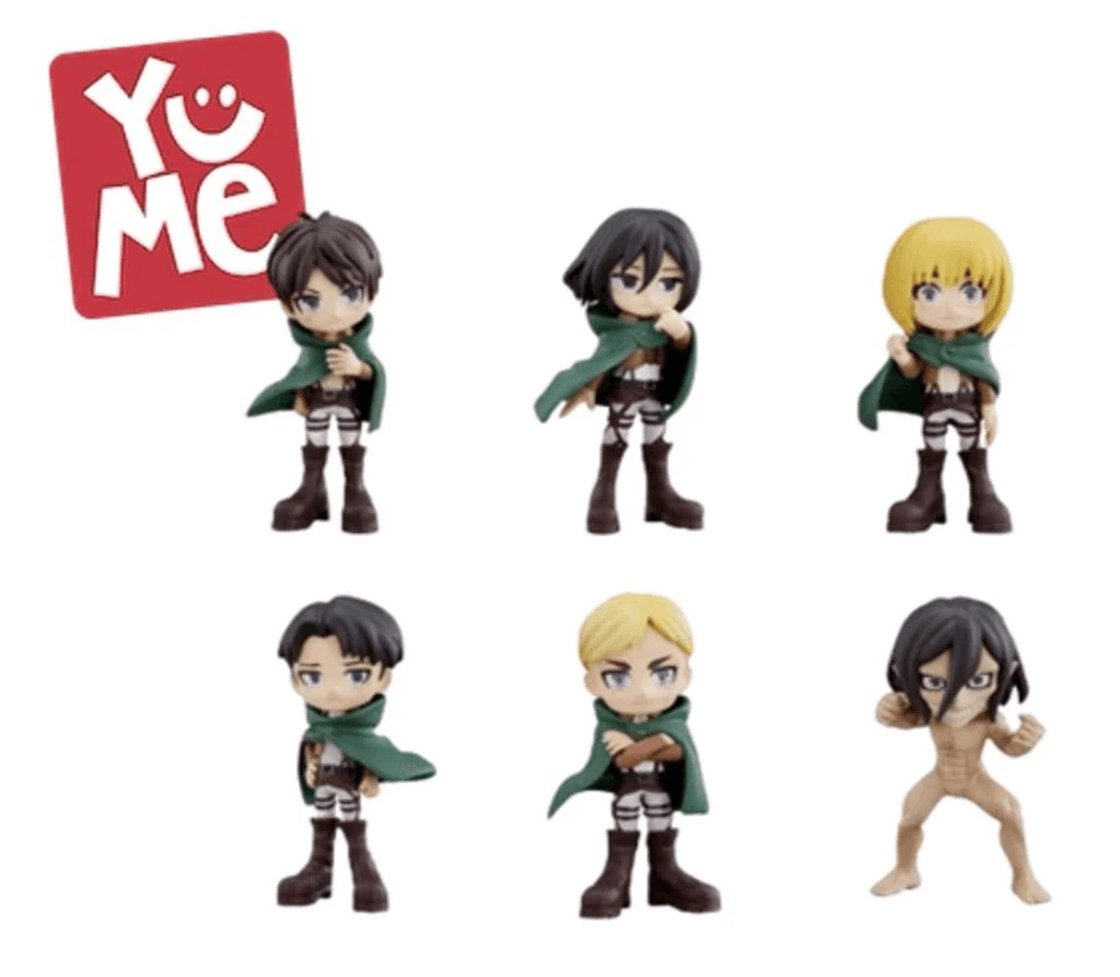 YUME Attack On Titan anime figuurid karbis, 11750 | Tegelaskujud